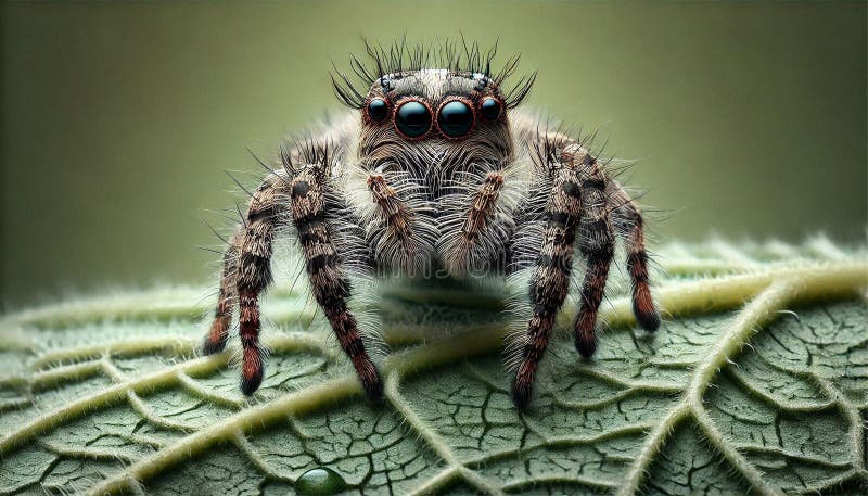 Jumping Spiders (Salticidae) - Masters of the Leap Stock Illustration ...