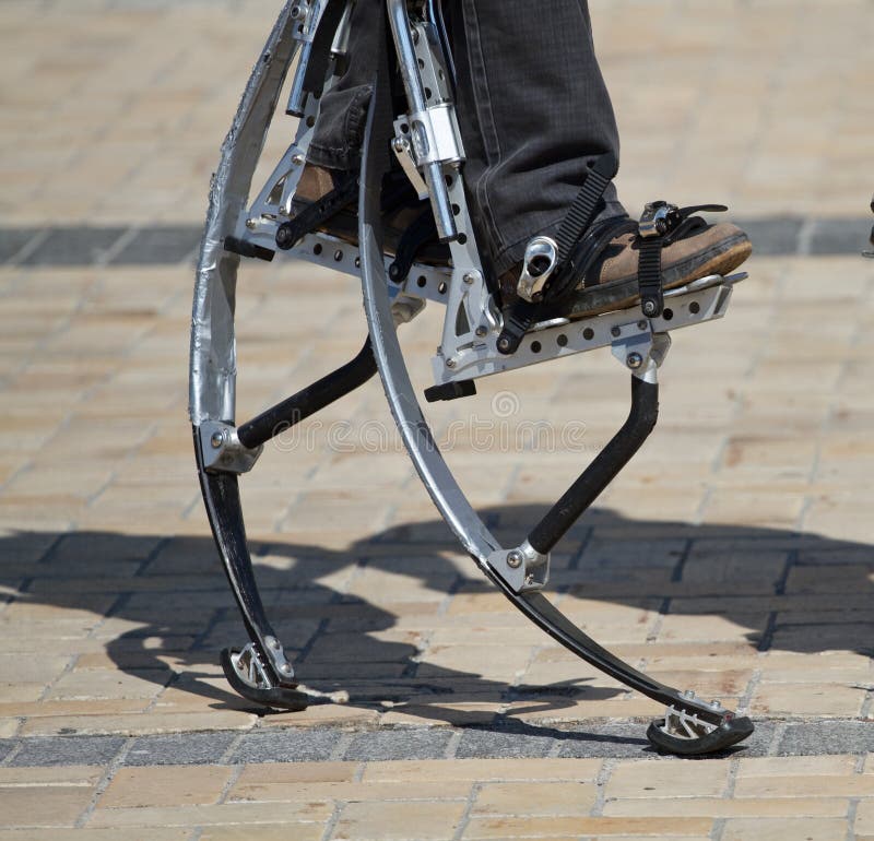 Jumping stilts stock photo. Image of activ, spring, powerstrip - 56912138