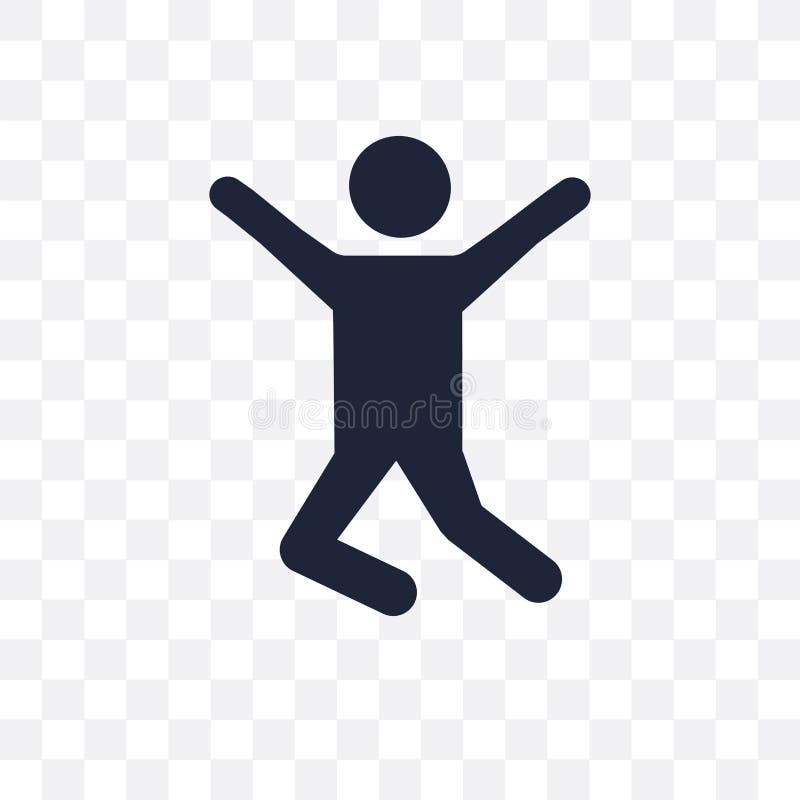 Jumping Transparent Icon. Jumping Symbol Design from Activity an Stock ...