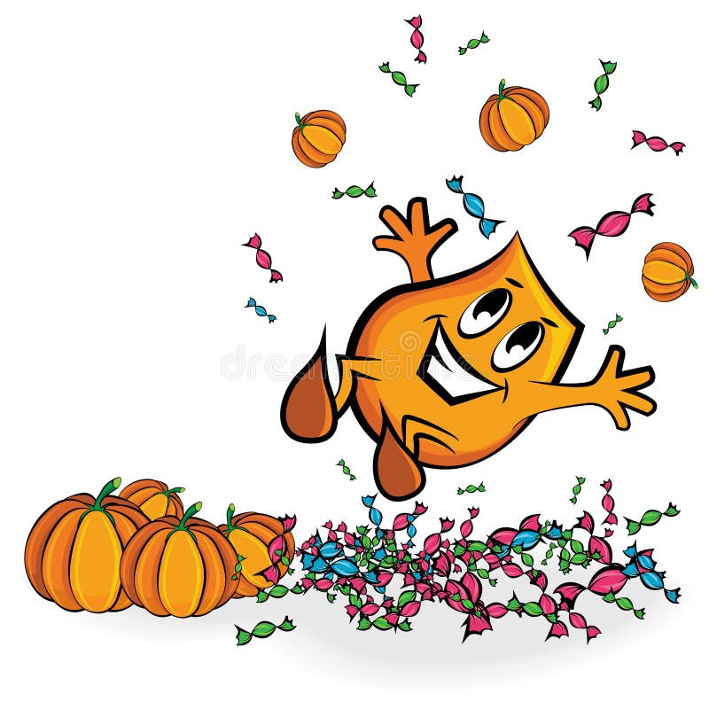 Bouncing Pumpkins Animated Clipart