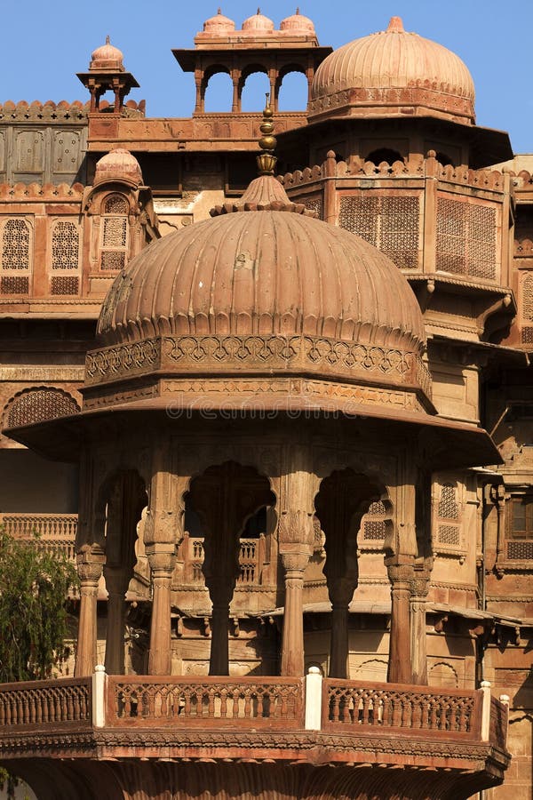 Junagarh Fort india stock image. Image of place, architecture - 12794925