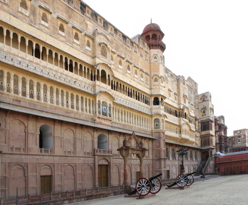 Junagarh Fort stock photo. Image of house, wall, rajasthan - 33269934