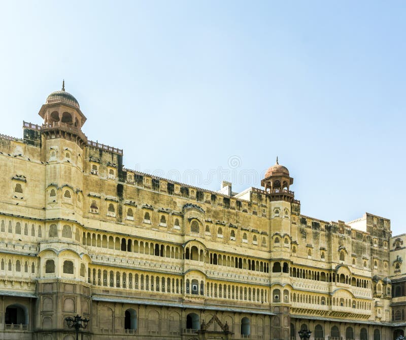 Junagarh Fort in Bikaner stock image. Image of palace - 41795213