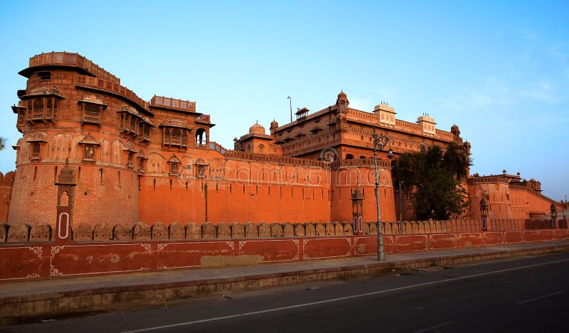 Junagarh Fort stock image. Image of indian, building - 12794859
