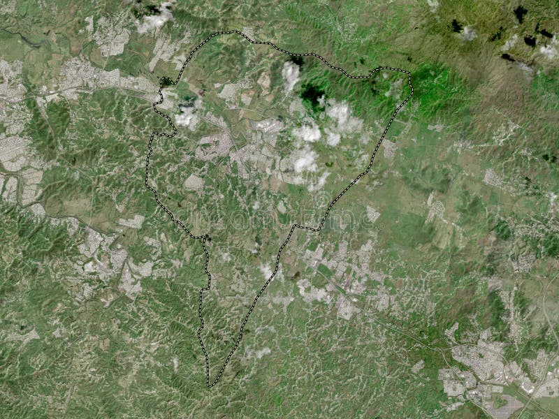 Juncos, Puerto Rico. High-res Satellite. No Legend Stock Illustration ...