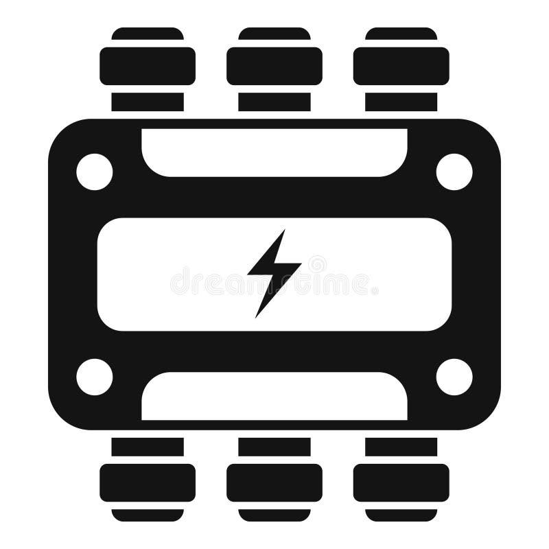 Junction Box Equipment Icon Simple Vector. Electric Power Stock ...