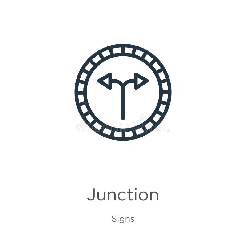 Symbol T-Junction Traffic Road Sign on Transparent Background Stock ...