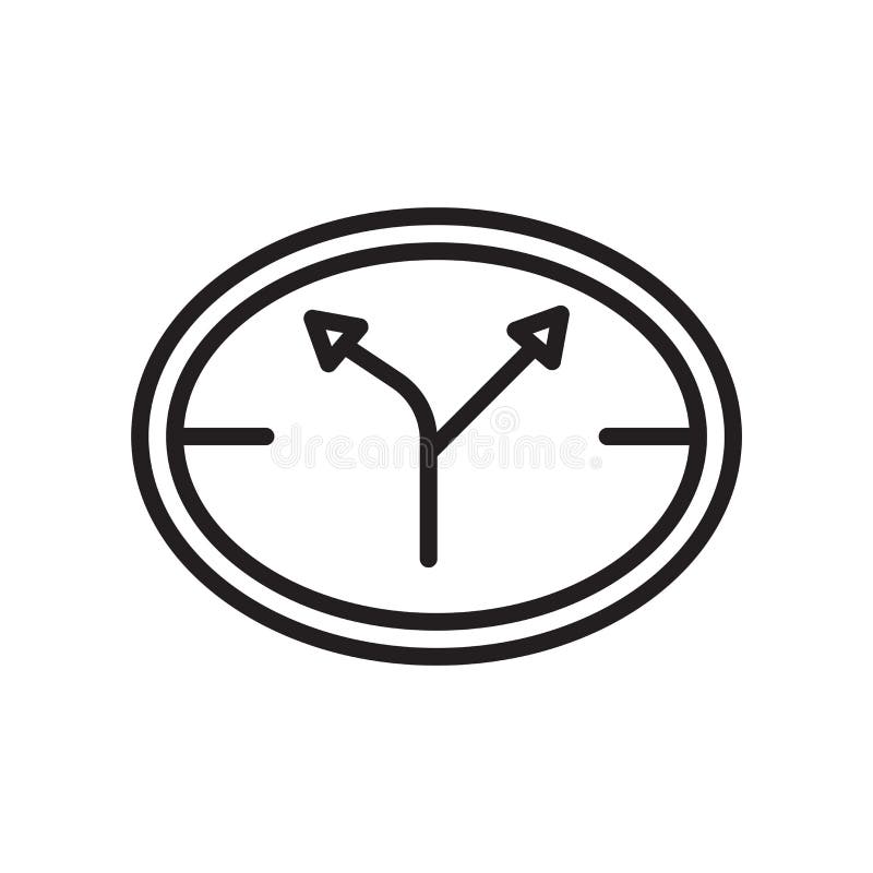 Junction Icon Vector Sign and Symbol Isolated on White Background ...