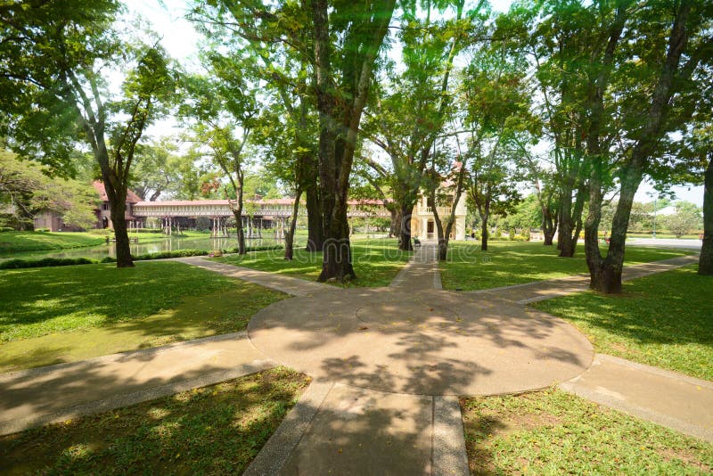 Junction Walkway stock image. Image of grass, junction - 75788557