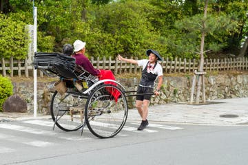 Two Pulled Rickshaw Stock Photos - Free & Royalty-Free Stock Photos ...
