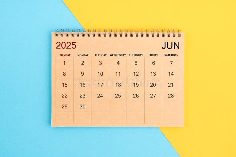 Printable Monthly June Calendar 2025 Stock Photos - Free & Royalty-Free ...