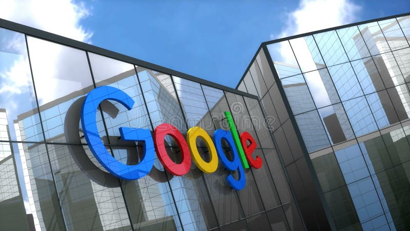 Editorial, Google Logo on Glass Building. Stock Footage - Video of ...
