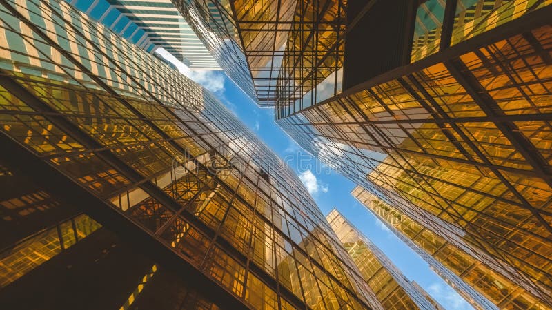 June 9 2023, Golden Window Tower Majestic Skyscraper in Dazzling ...