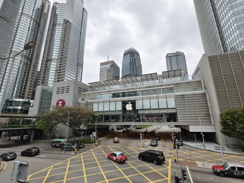 JUNE 03, 2025 - HONGKONG, CHINA: Apple Store Front with Logo and Design ...
