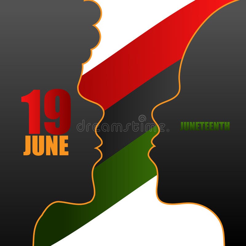 19 June Juneteenth Celebration, Vector Banner Stock Illustration ...