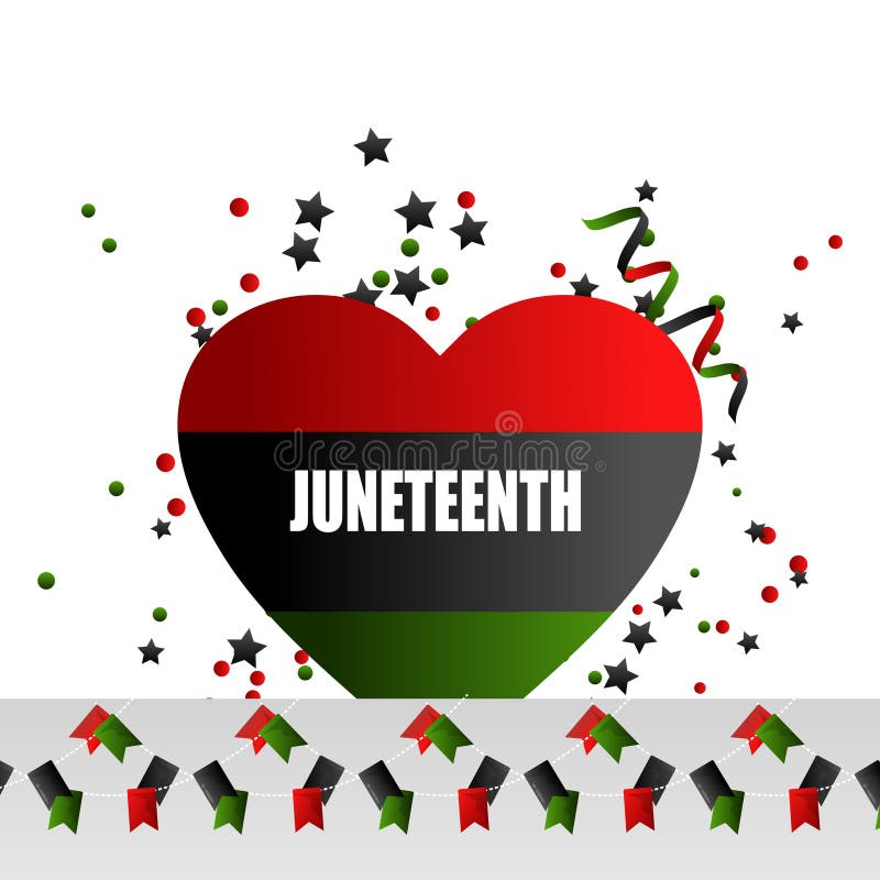 19 June Juneteenth Celebration, Vector Banner Stock Vector ...