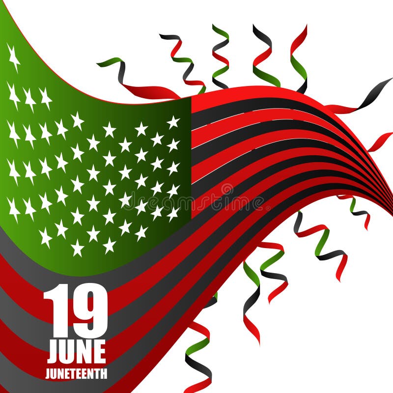 19 June Juneteenth Celebration, Vector Banner Stock Vector ...
