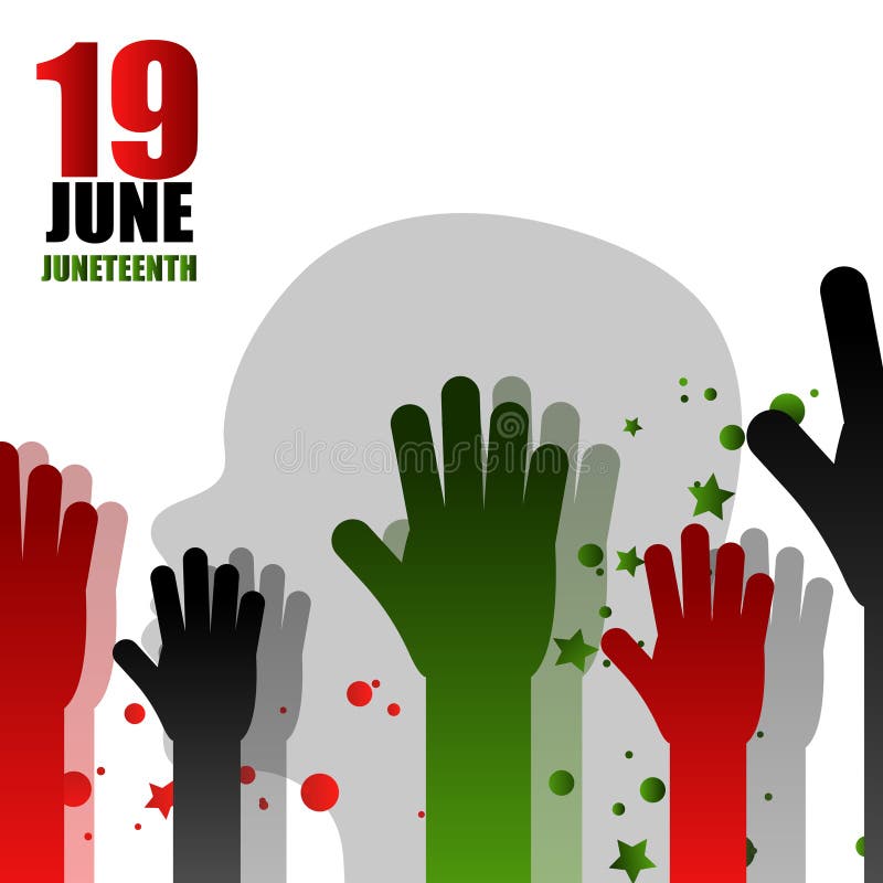 19 June Juneteenth Celebration, Vector Banner Stock Vector ...