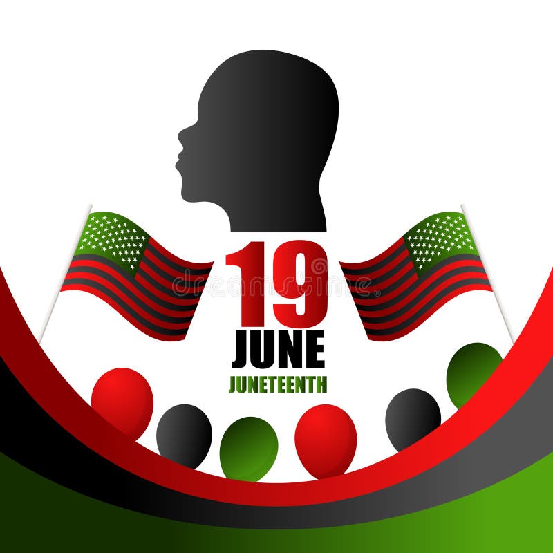 19 June Juneteenth Celebration, Vector Banner Stock Illustration ...