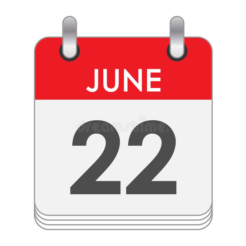 JUNE 25. a Leaf of the Flip Calendar with the Date of JUNE 25 Stock ...
