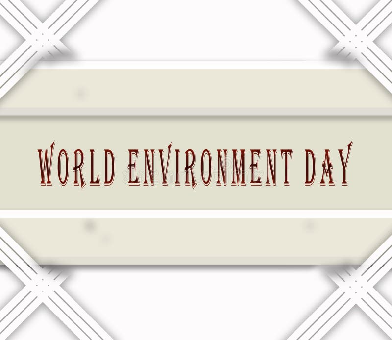 June Month, Day of June. World Environment Day, on White Background ...