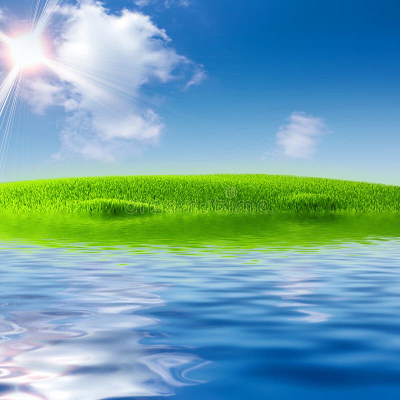 Nature in June stock photo. Image of weather, white, success - 9849150