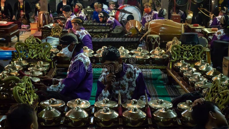 26 June 2020, Pati, Indonesia: Gamelan Orchestra at a Puppet Show ...