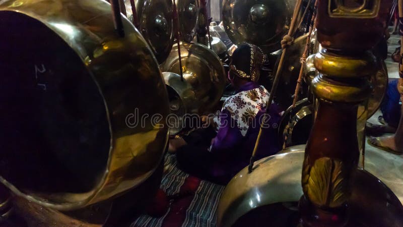 26 June 2020, Pati, Indonesia: Gamelan Orchestra at a Puppet Show ...