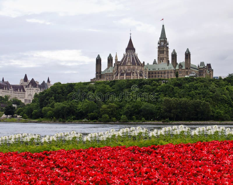 Canadian Parliament stock photo. Image of clouds, landmark - 10028140