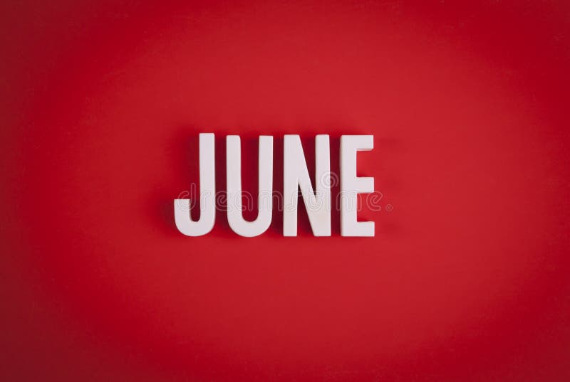 June sign. stock vector. Illustration of decor, date - 89284728