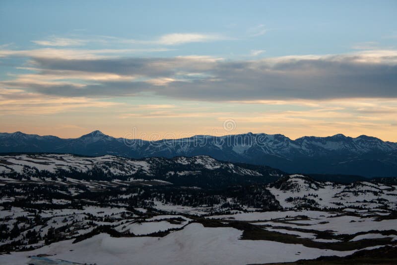 June Snow on Beartooth Pass Stock Photo - Image of elevation, travel ...