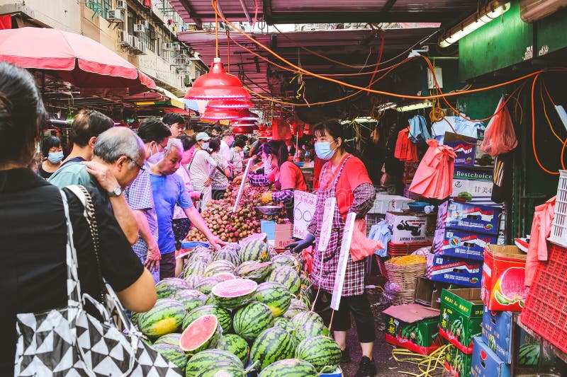 June 3 2023 Vibrant Mong Kok Wet Market, Hong Kong Editorial ... June 3 2023 Vibrant Mong Kok Wet Market, Hong Kong Editorial ...
