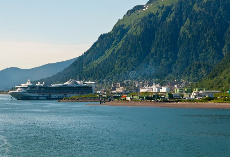 Alaska - Downtown Juneau Waterfront Editorial Stock Photo - Image of ...