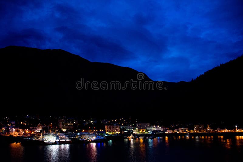 Juneau Alaska Mountain View Stock Image - Image of alaska, landscape ...