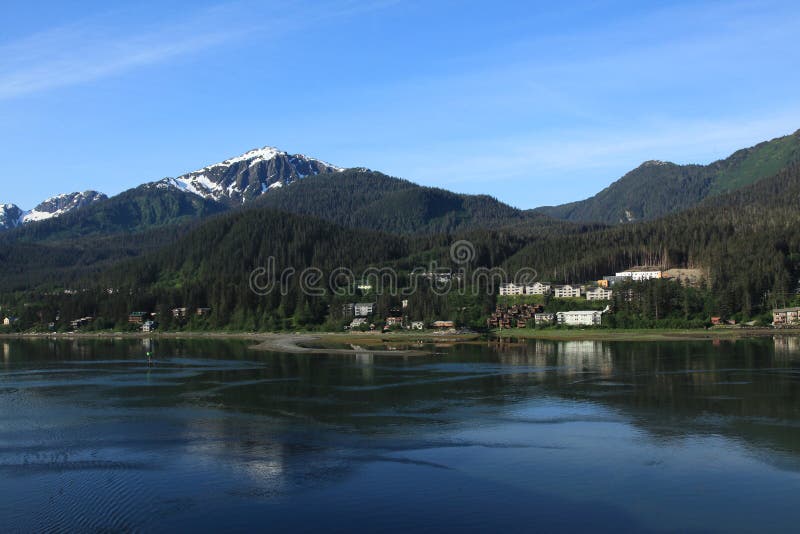 Juneau Alaska stock image. Image of gray, alaskas, ocean - 56160095