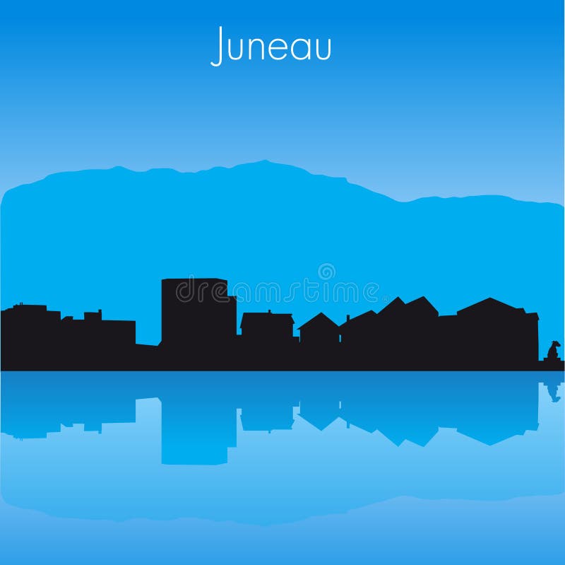 Vector Skyline of USA Biggest Cities Stock Vector - Illustration of ...