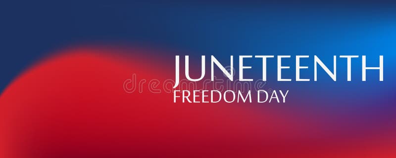Juneteenth Color. since 1865. Design of Banner. Black History Month ...