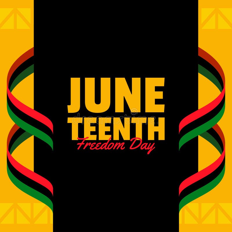 Juneteenth Event Background Template Vector Stock Vector - Illustration ...