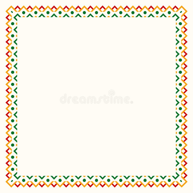 Juneteenth Frame Design Element Collection Stock Illustration ...