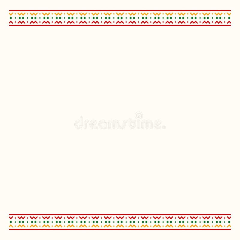 Juneteenth Frame Design Element Collection Stock Illustration ...