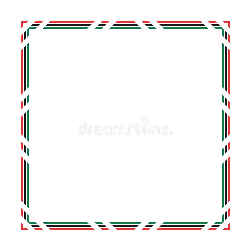 Juneteenth Frame Element Vector Design Stock Vector - Illustration of ...