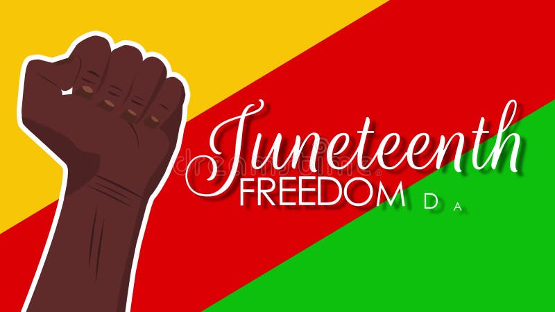Juneteenth Freedom Animated Happy Juneteenth Black Independence ...