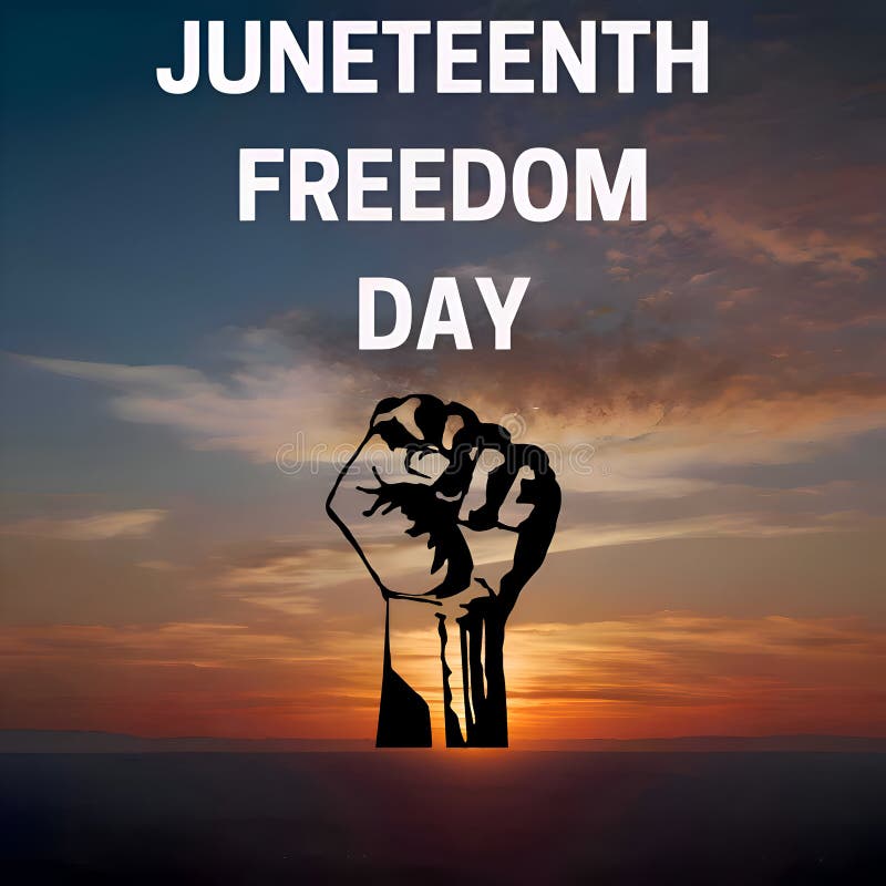 Juneteenth Freedom Day Instagram Post Stock Illustration - Illustration ...