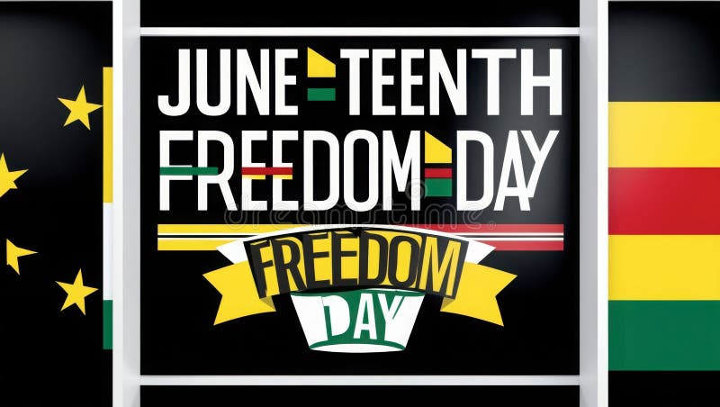 Juneteenth. Freedom Day. June 19. Holiday Concept Stock Illustration ...