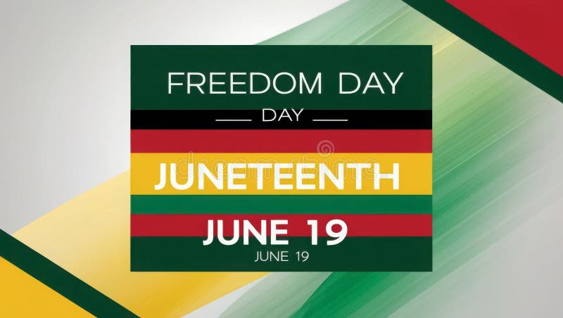 Juneteenth. Freedom Day. June 19. Holiday Concept Stock Illustration ...
