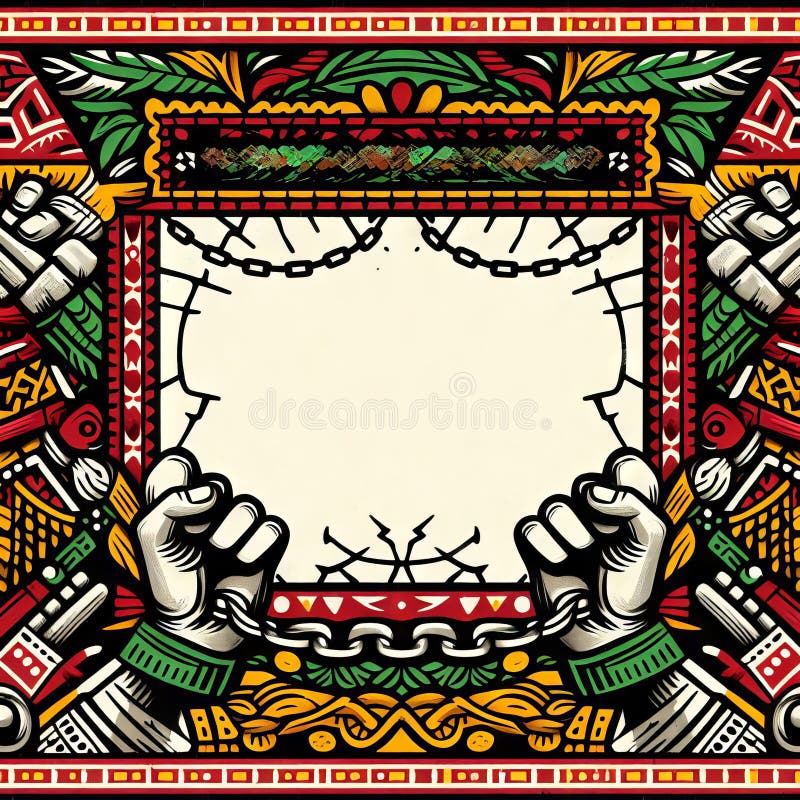 Juneteenth Border Stock Illustrations – 224 Juneteenth Border Stock ...