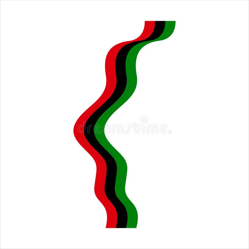 Juneteenth Ribbon Design Collection Set Stock Vector - Illustration of ...