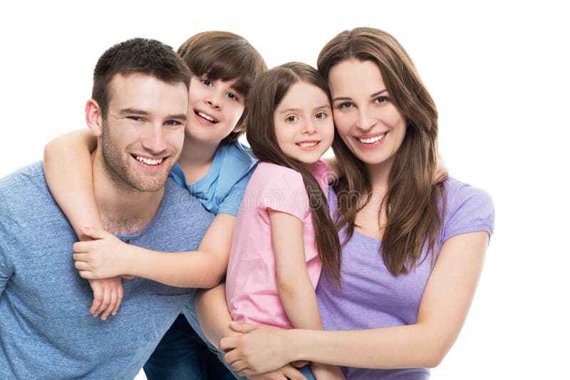 Glückliche Familie stockfoto. Bild von liebevoll, mann - 22093616