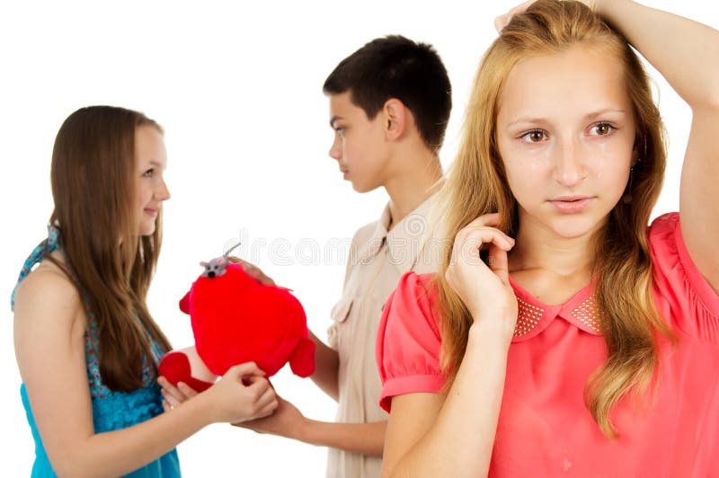 Junge Leute, Verrat, Verrat Stockbild - Bild von schauen, freundschaft ...