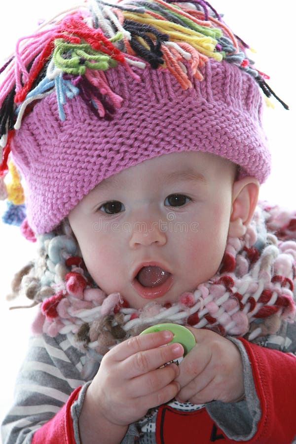 Junge mit Attrappe stockbild. Bild von junge, schätzchen - 12207791